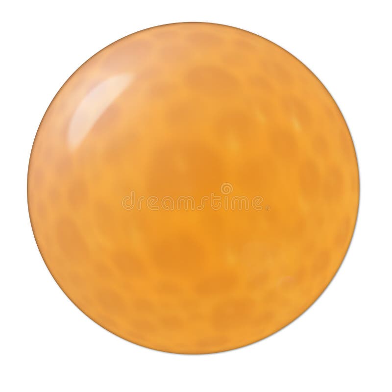 Orange 3D orb stock illustration. Illustration of spherical - 5519069