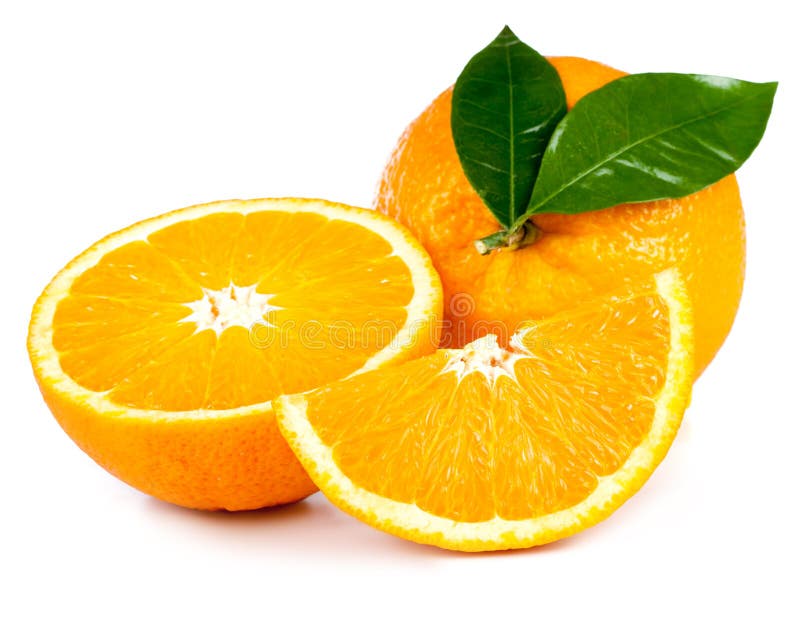 Orange coupée en tranches photo stock. Image du végétarien - 30984692