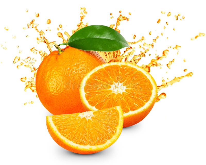 Orange coupée en tranches photo stock. Image du végétarien - 30984692