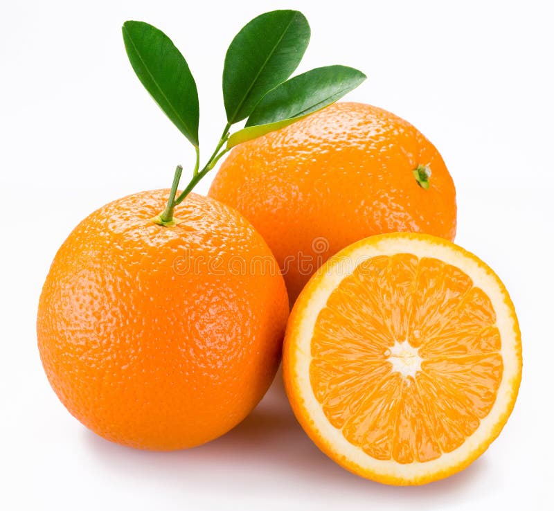 Orange with segments stock image. Image of vegetarian - 11723213