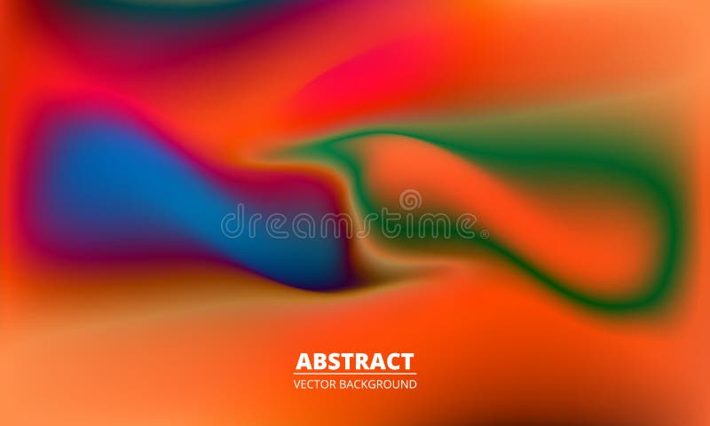 Orange Abstract Background with Blurred Multicolor Gradient and ...