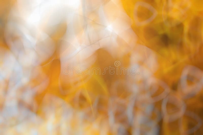 Orange Abstract Background Blurred Round Objects Stock Photo - Image of ...