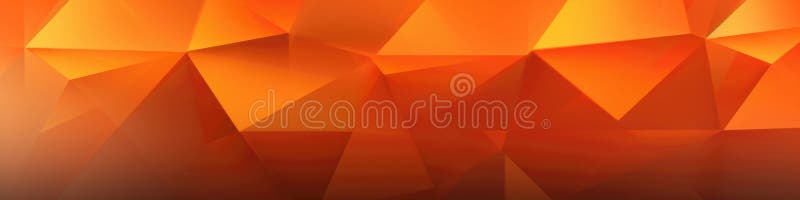 An Orange Abstract Background with Triangles. Stock Image - Image of ...