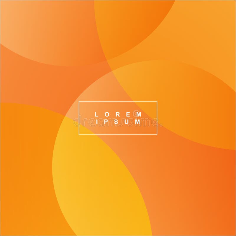 Orange Abstract Background. Vector Illustration Graphic Design Template ...