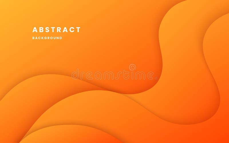Orange Abstract Backgrounds. Orange Gradient Background Dynamic Wavy ...
