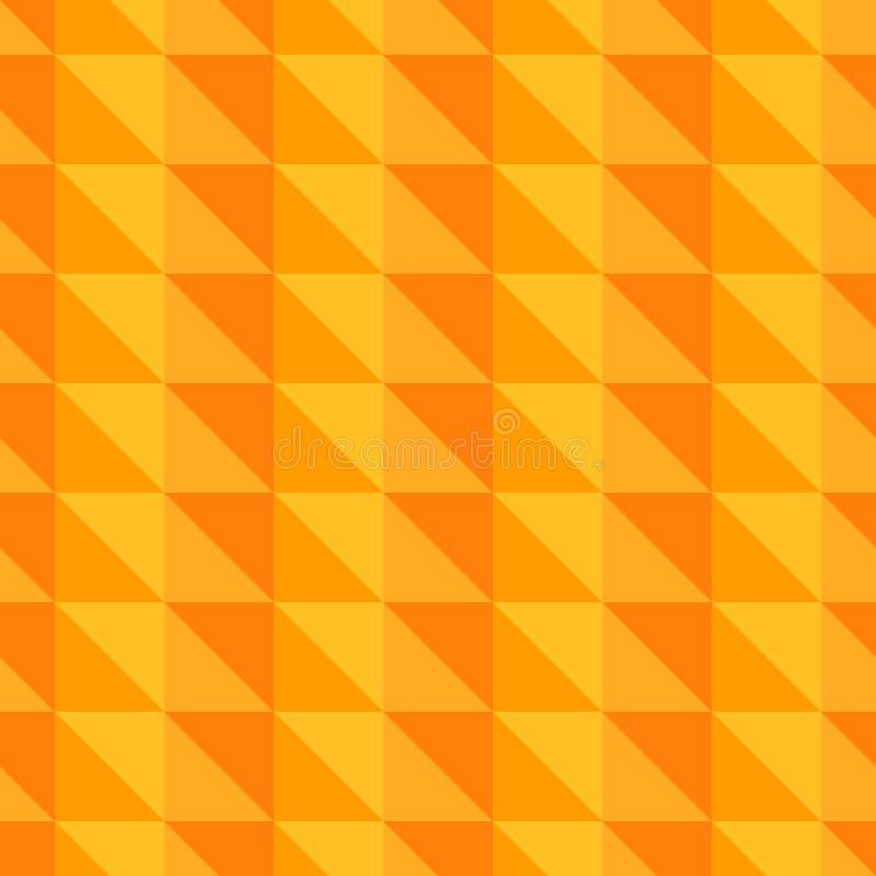 Orange Abstract Pattern with Triangles Stock Vector - Illustration of ...