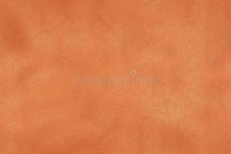 Closeup Of Seamless Orange Leather Texture Stock Photo - Image of ...