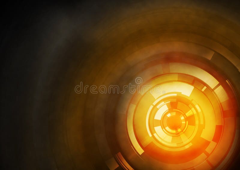 Orange abstract target stock illustration. Illustration of ring - 97509502