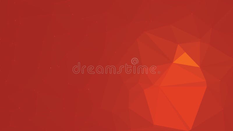 Orange Abstract Triangle Low Poly Pattern with Same Tone Line Mesh and ...