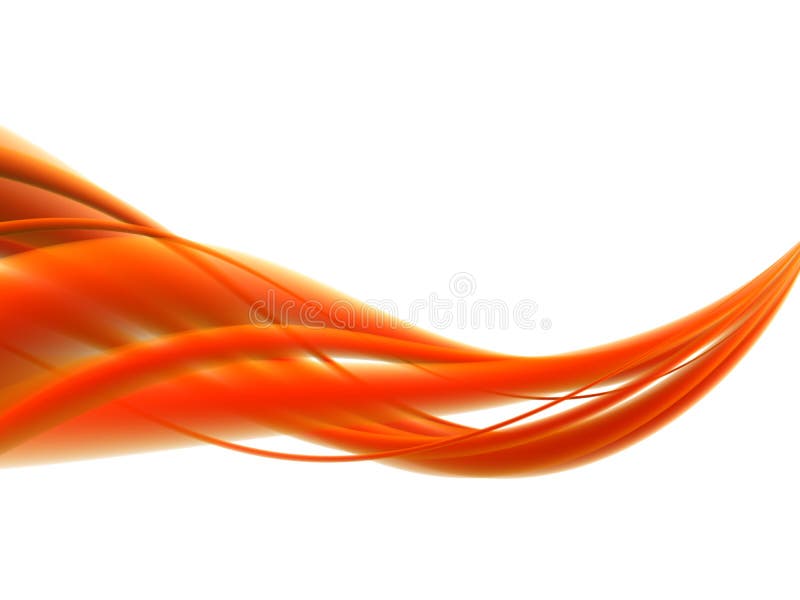Orange abstract wave stock illustration. Illustration of borders - 2120441