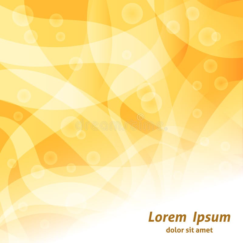 Abstract Colorful Background with Orange Wave Stock Vector ...