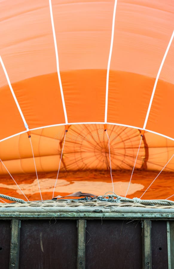 Orange air balloon stock photo. Image of sport, vertical - 46935290