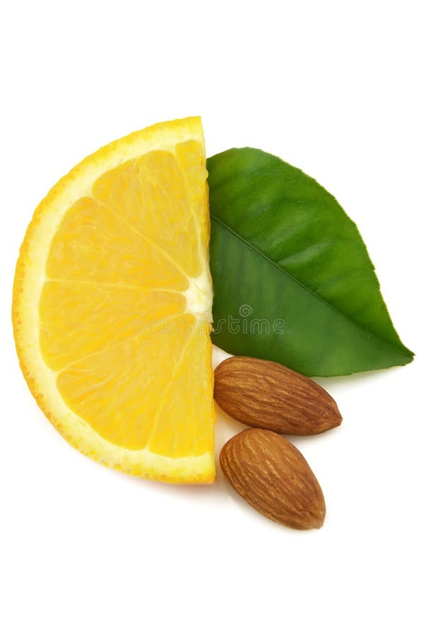Orange with almond stock photo. Image of nature, orange - 11440130