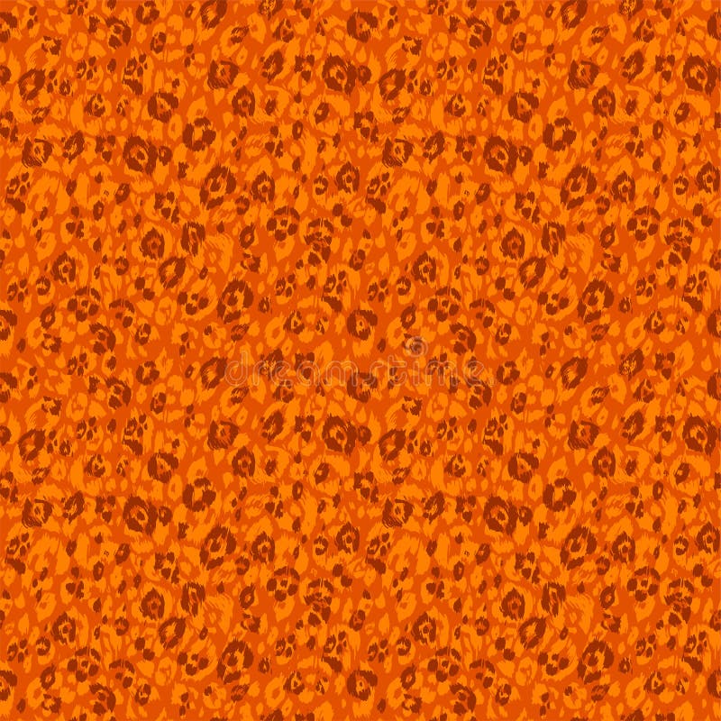 Orange Animal Skin Background Stock Vector - Illustration of trendy ...