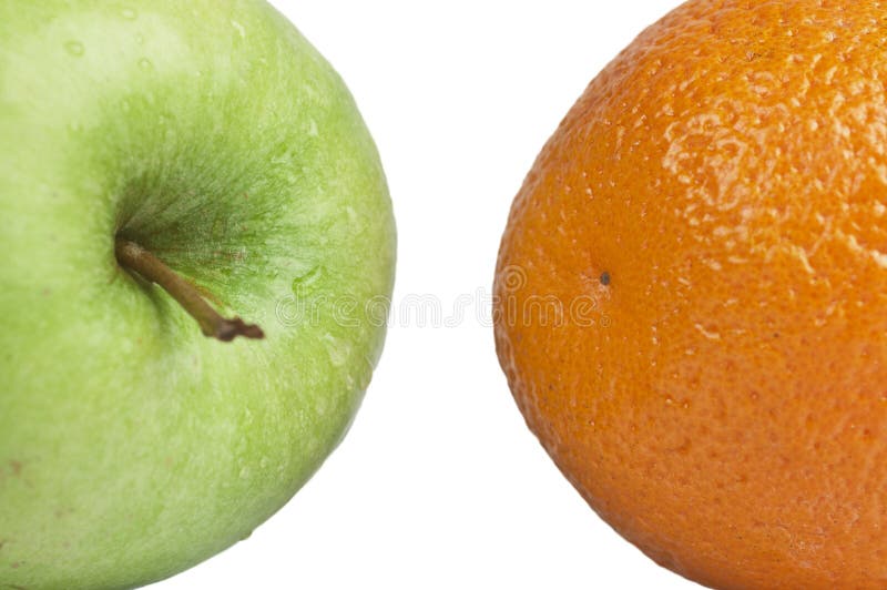 Orange And Apple Picture. Image: 14091086