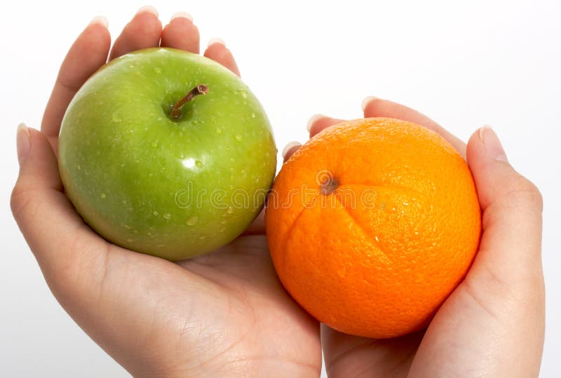 Orange and apple stock photo. Image of apple, nutrition - 3557948