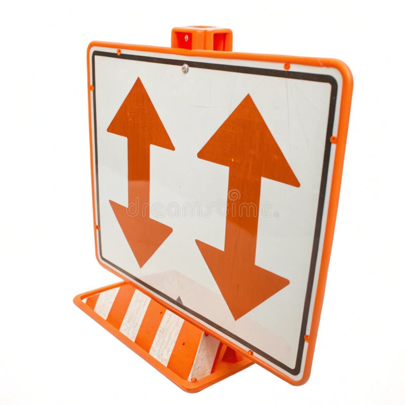 Orange Arrows Down Sign Isolated on Transparent Background Stock ...