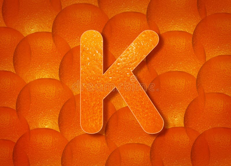 Orange Background with Alphabetic Letters a To Z and Numbers 1 To 0 ...