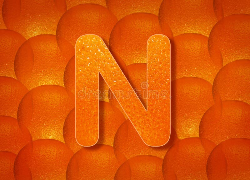 Orange Background with Alphabetic Letters a To Z and Numbers 1 To 0 ...