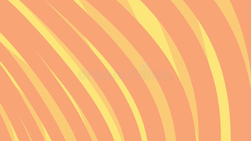 Orange Background of Animated Wavy Lines, Looping Motion. Stock Footage ...