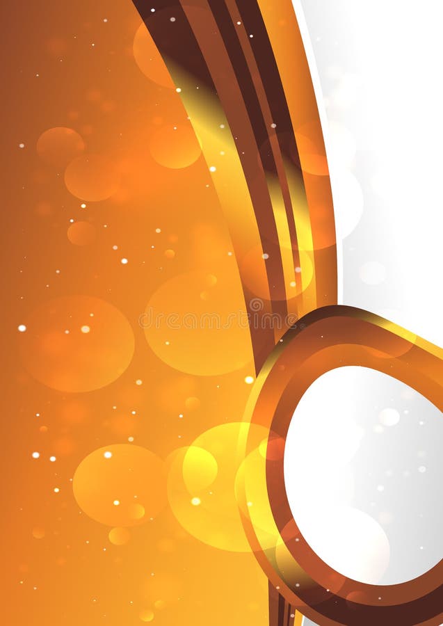 Orange Background Design Template Illustrator Stock Illustration ...