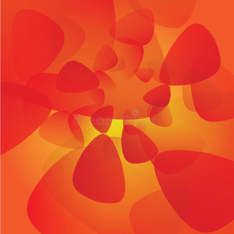 Orange Background Glow Pattern Stock Illustration - Illustration of ...