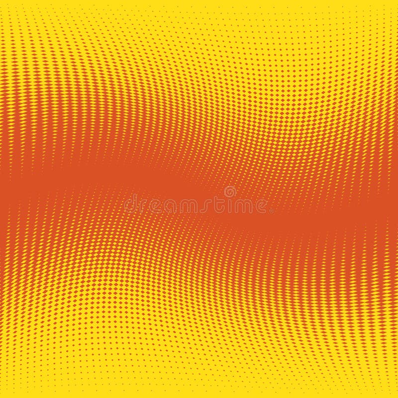 Orange Background with Halftone Effect. Vector Illustration Stock ...
