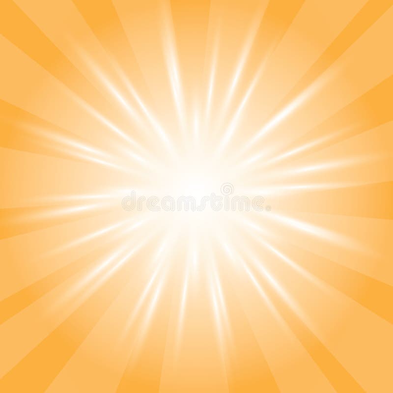 Orange Background, Sun Light Background Stock Vector - Illustration of ...