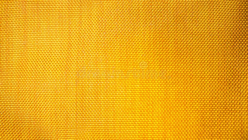 Orange Background from a Textile Material with Wicker Pattern, Closeup ...
