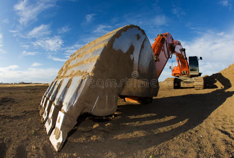 Backhoe stock photo. Image of tracks, contractor, claw - 6651458