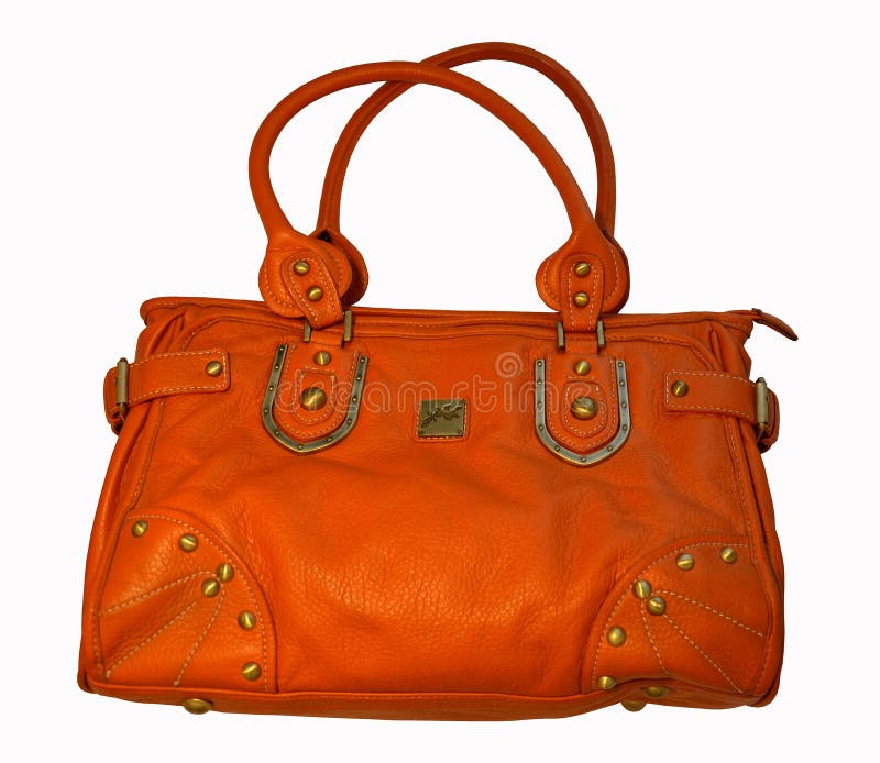 Orange bag stock photo. Image of orange, handbag, object - 31224020