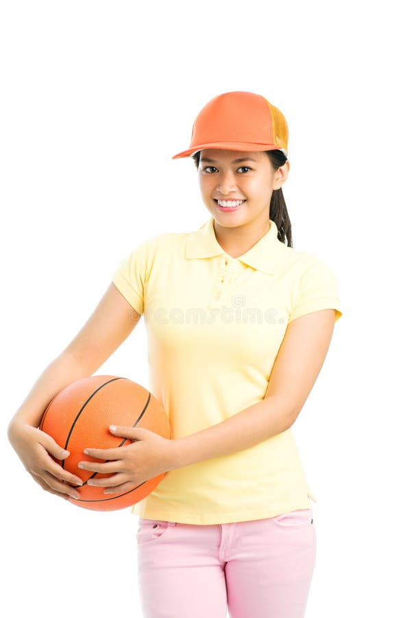 Orange ball stock image. Image of basketball, cheerful - 28376065