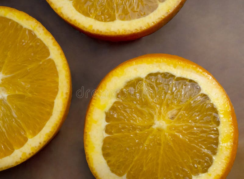Orange split on half stock image. Image of color, refreshment - 21892293