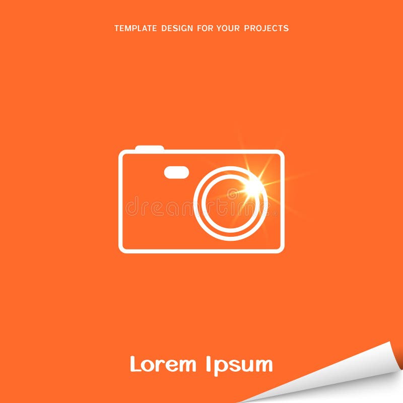 Camera icon. Vector stock vector. Illustration of isolated - 22740708