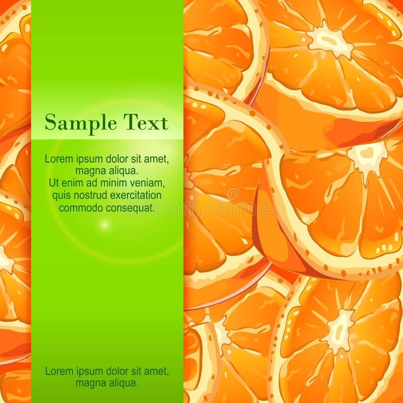 Orange banner stock vector. Illustration of pattern, template - 33009143