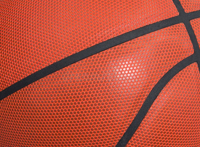 Orange Basketball Ball Surface Texture Background Stock Image - Image ...