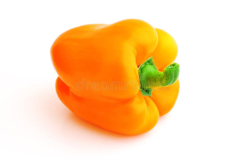 Orange sweet pepper stock image. Image of ingredient - 27725549