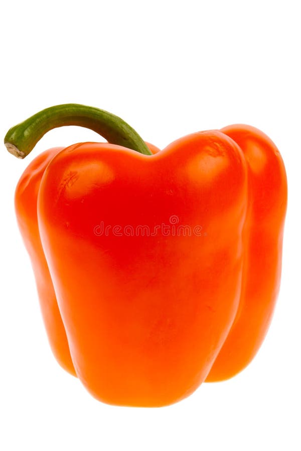 Orange bell pepper stock image. Image of bell, nature - 41707063