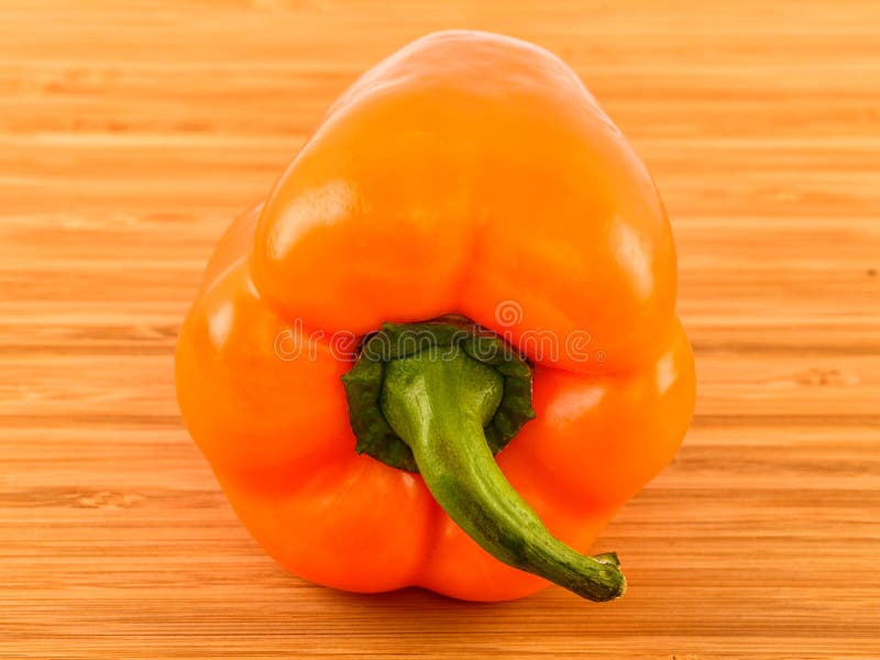 Orange Bell Pepper stock image. Image of colored, organic - 37922635