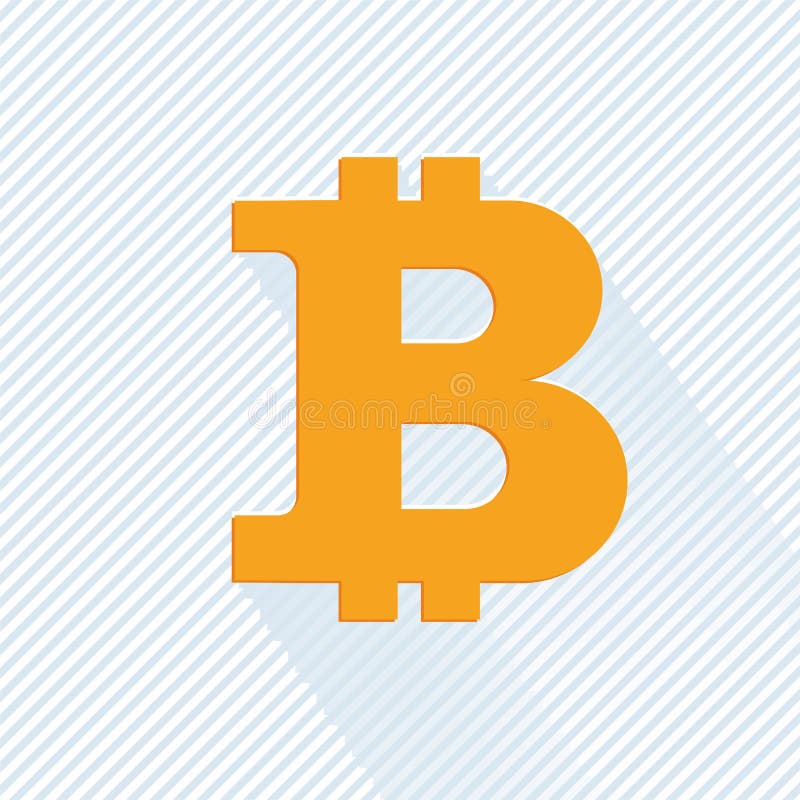 Vector Bitcoin Symbol with Flower Growing. Cryptography Illustration ...