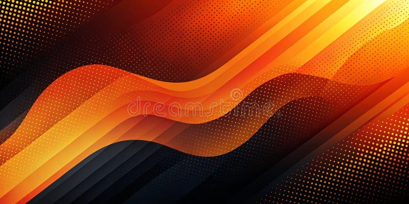 Orange and Black Abstract Gradient Dynamic Background Stock ...