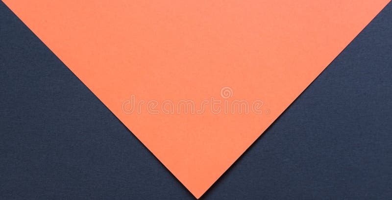 Orange and Black Cardboard Background, Two Black Triangles Stock Photo ...