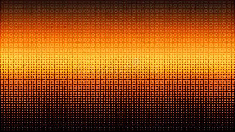 Orange and Black Gradient with Pixelated Textures Generative AI Stock ...