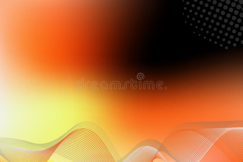 Orange Black Mesh Color Background. Stock Illustration - Illustration ...