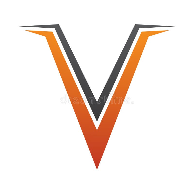 Orange and Red Spiky Letter K Icon Stock Vector - Illustration of curve ...