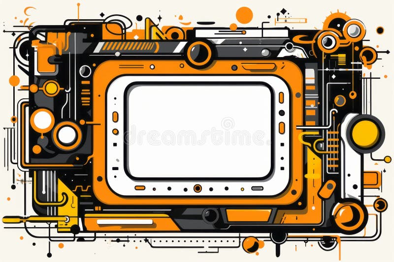 Tv or Television Text Channel Logo Design Stock Vector - Illustration ...