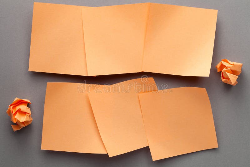 Crumbled Grey Empty, Clean Paper Texture Stock Image - Image of ...