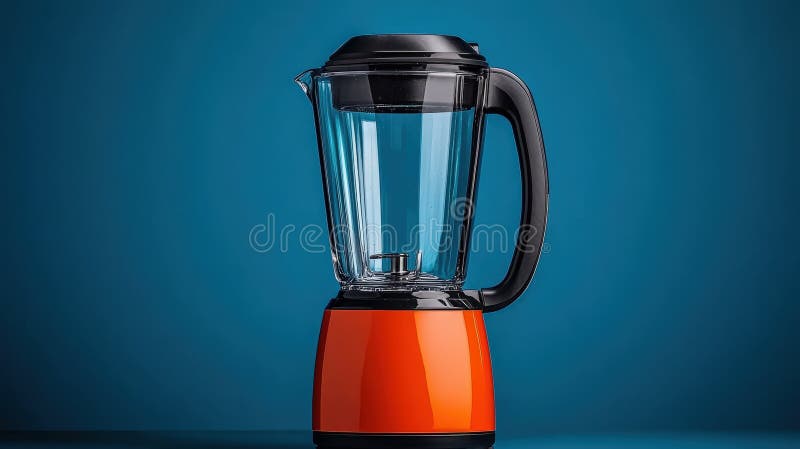 Orange Blender on Blue Background Ideal for Kitchen and Food Imagery ...
