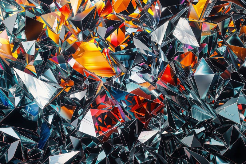 Orange and Blue Abstract Geometric Shapes for Modern Aesthetics ...