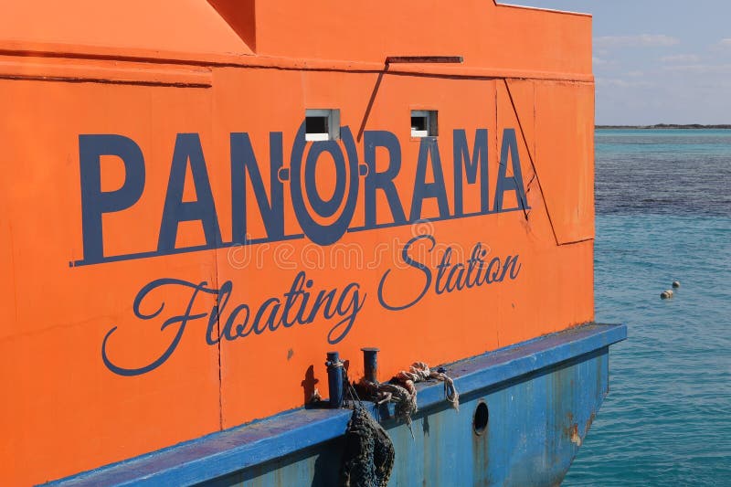 Panorama Tourist Sea Base in the Red Sea in Hurghada Editorial Image ...